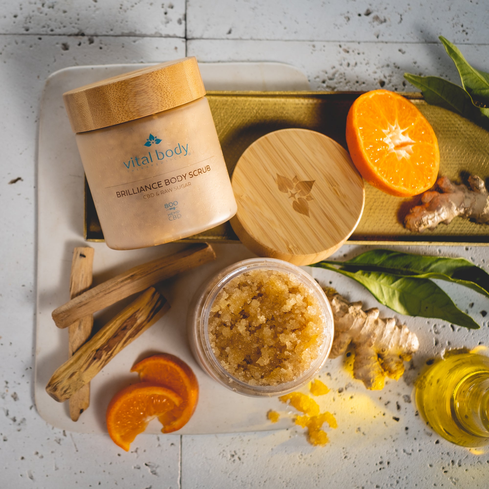 Brilliance CBD Body Scrub – Vital Body Therapeutics